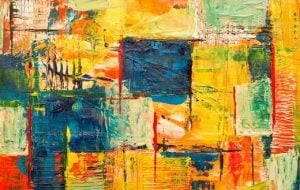 Multicolored abstract painting - Online Jigsaw Puzzles